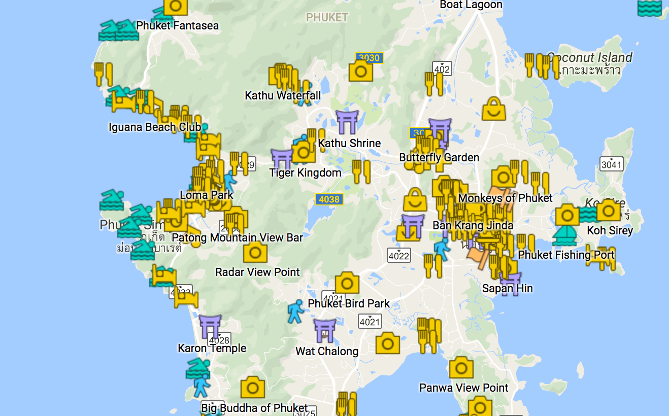 Phuket Map - Map of Phuket Island, Thailand - Phuket 101