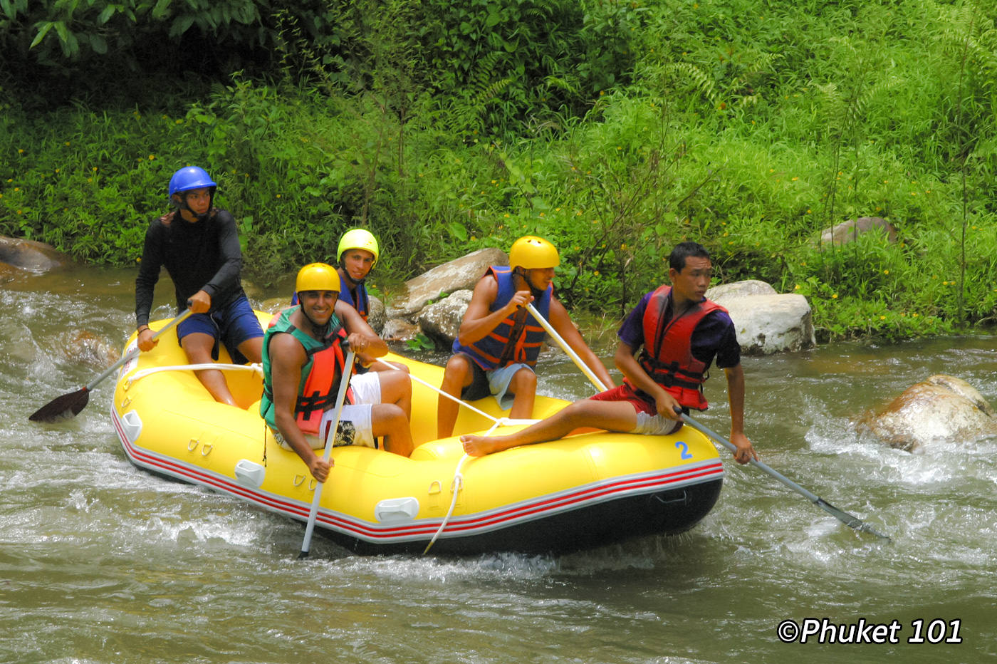 Whitewater Rafting in Phang Nga near Phuket - PHUKET 101
