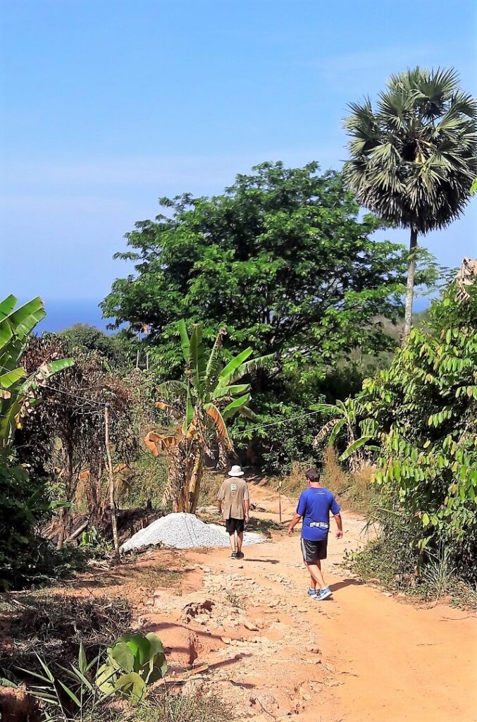 Hiking To Phuket Big Buddha From Karon Beach | Climbing The Trail From ...