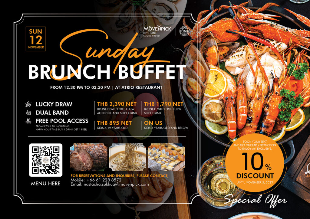 10 Best Sunday Brunch in Phuket - PHUKET 101