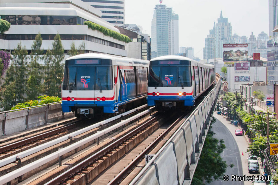 Как пользоваться надземным метро BTS и метро MRT в Бангкоке? - PHUKET 101