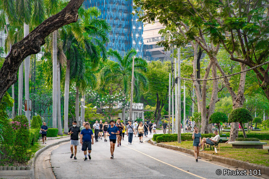 Lumphini Park In Bangkok