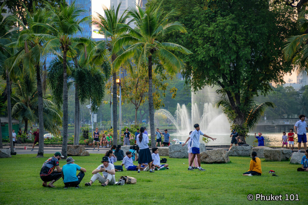 Lumphini Park In Bangkok