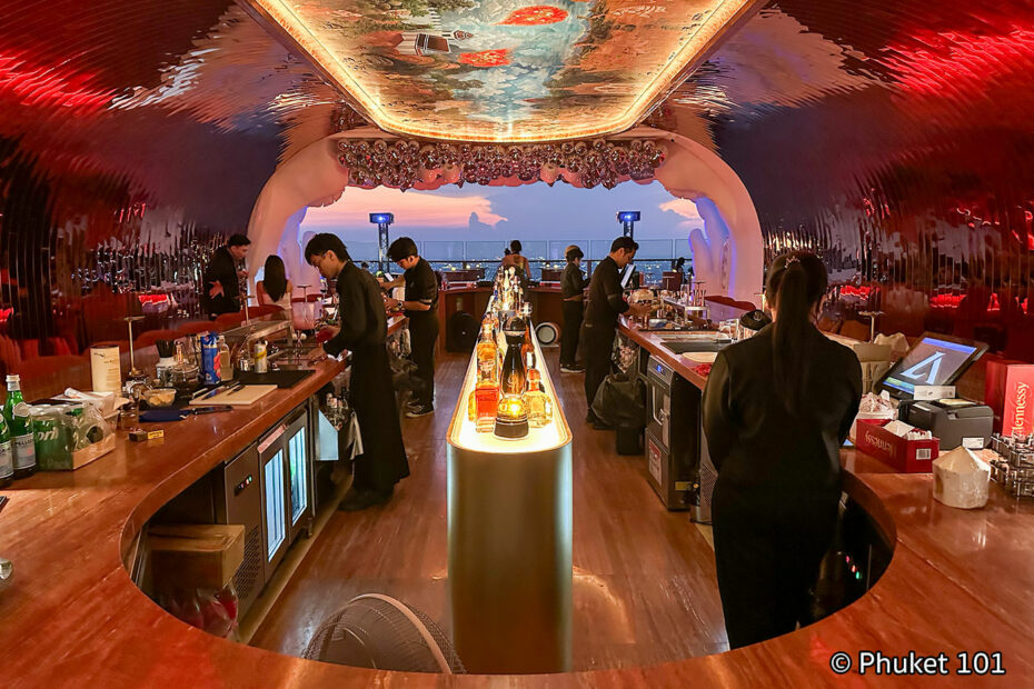 Akara Sky Hanuman Rooftop - Amazing View From The 61st Floor