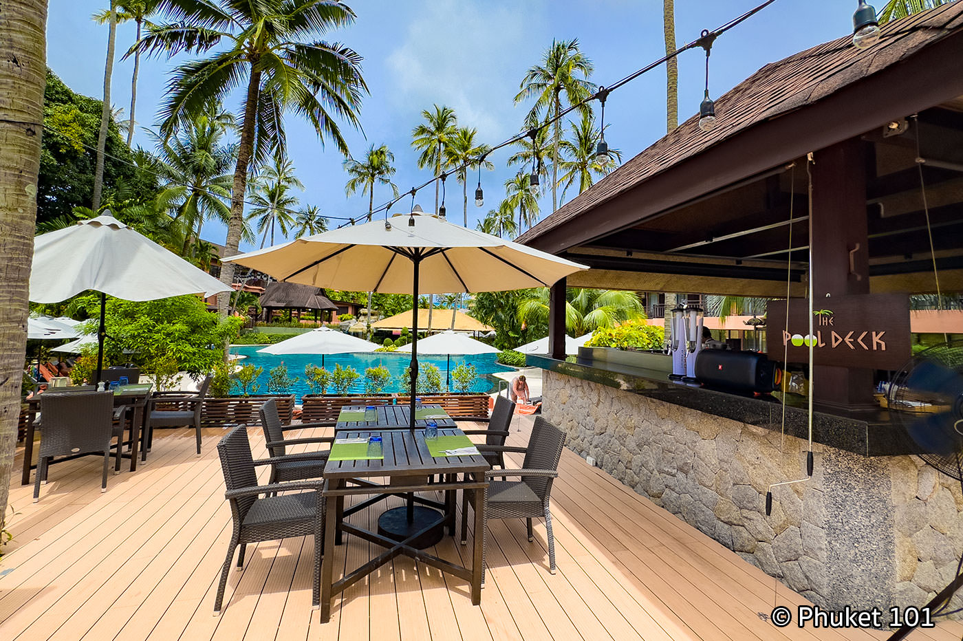The Pool Deck At Courtyard Phuket, Patong Beach Resort - PHUKET 101