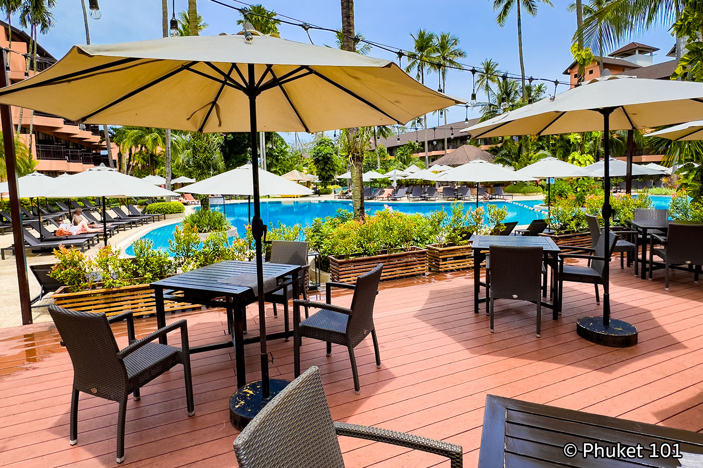 The Pool Deck At Courtyard Phuket, Patong Beach Resort - PHUKET 101
