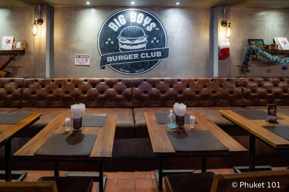 Big Boys' Burger Club Patong Beach | Burger Restaurant In Patong Beach