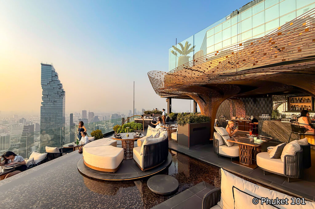 Akara Sky Hanuman Rooftop - Amazing View From The 61st Floor