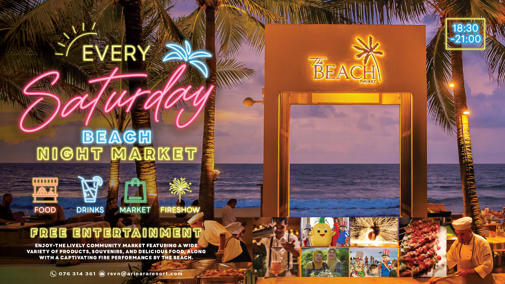 Saturday Market At The Beach Phuket - Arinara Beach Resort Phuket ...