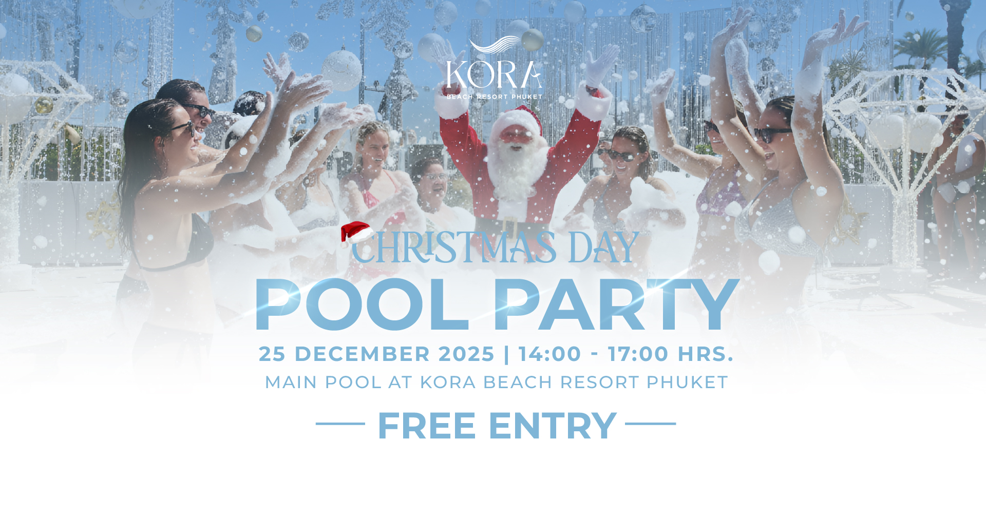 Christmas Day Pool Party And BBQ Brunch At Kora Beach Resort Phuket ...