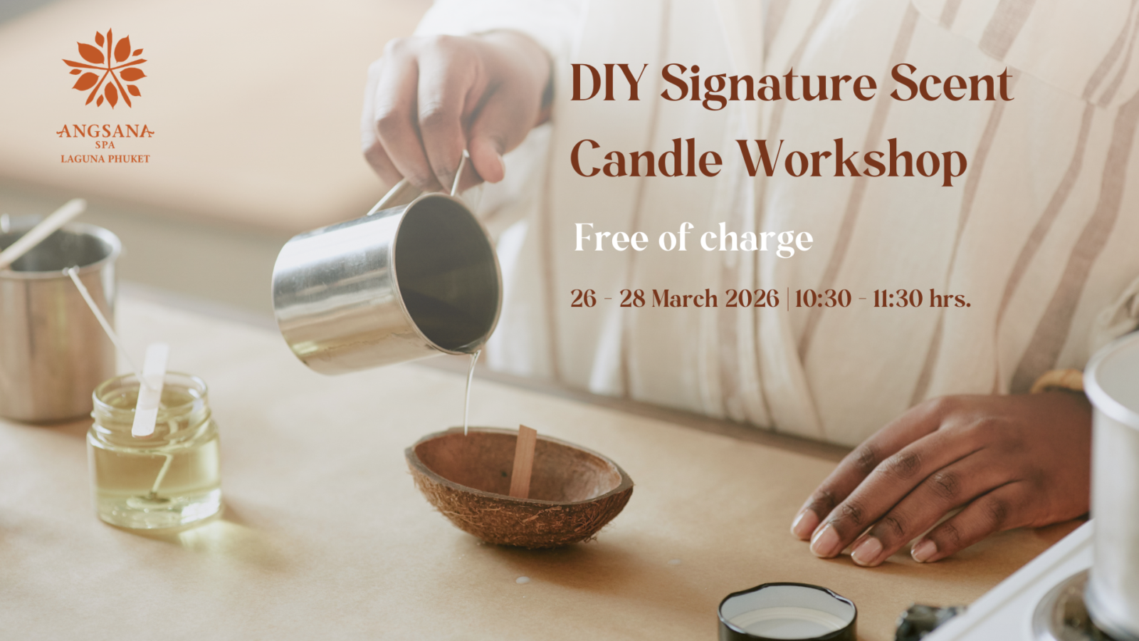 DIY Signature Scent Candle In Coconut Shell Workshop At Angsana Laguna ...